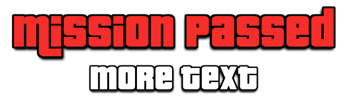 Mission Passed font style | Textcraft