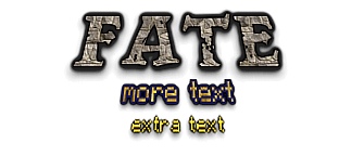 Fate font style | Textcraft
