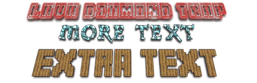 LAVA DIAMOND TRAP font style | Textcraft