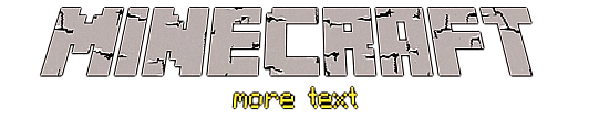 Minecraft font style | Textcraft