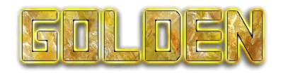 GOLDEN font style | Textcraft