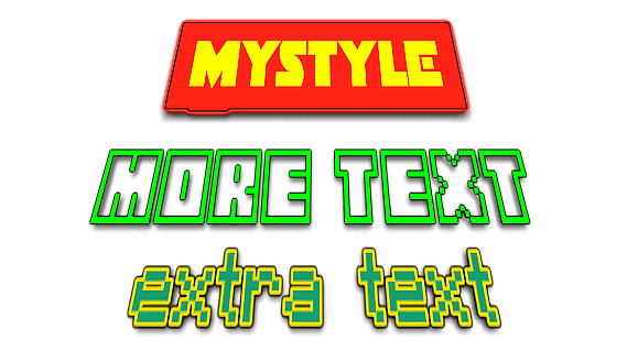 mystyle font style | Textcraft