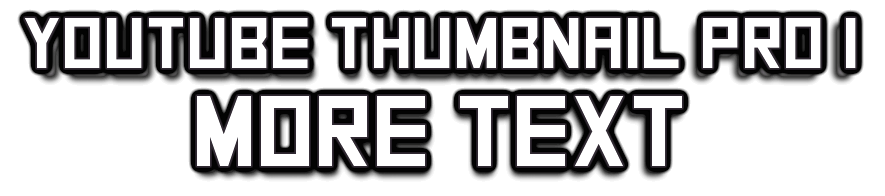 YouTube Thumbnail Pro 1 font style | Textcraft